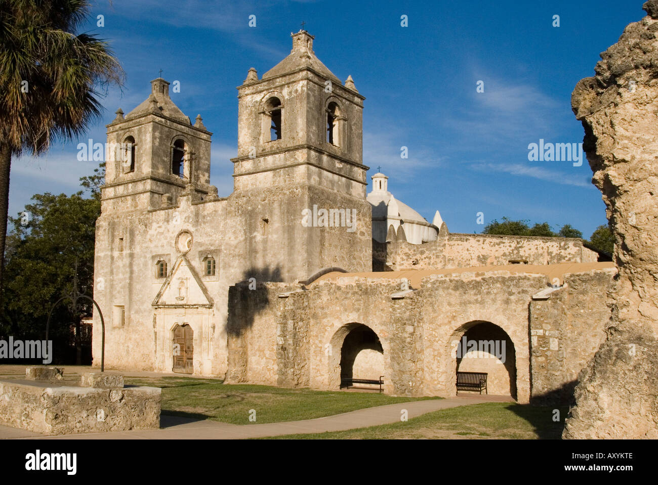 Mission Concepcion in the San Antonio Missions National Historic Park ...
