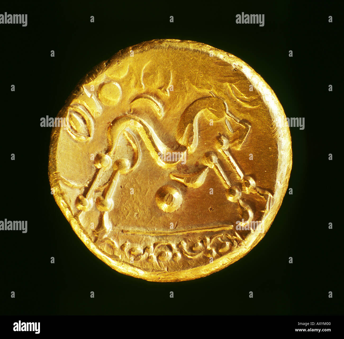 Celtic gold stater Stock Photo - Alamy