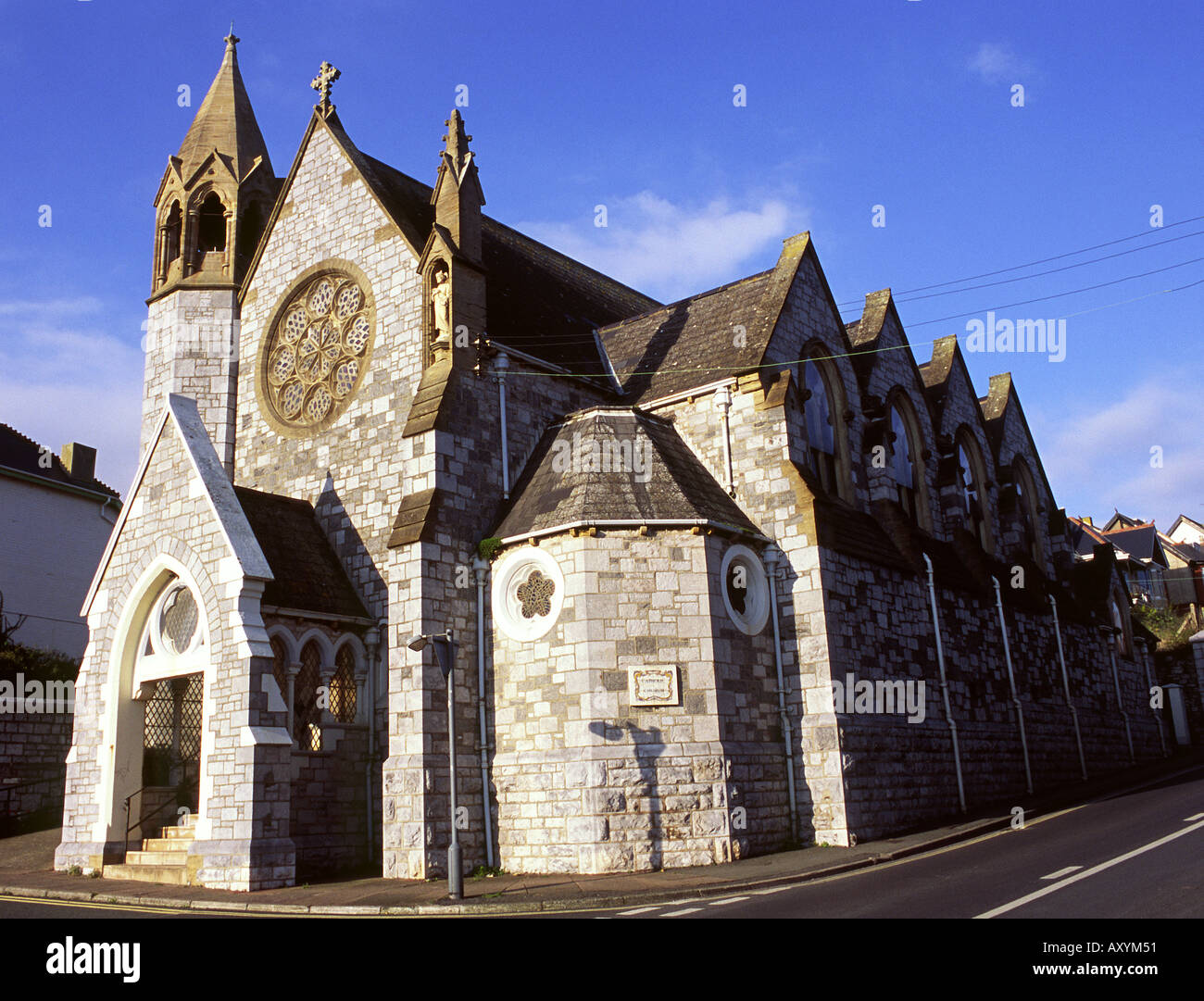 Catholic church, Teignmouth Stock Photo - Alamy