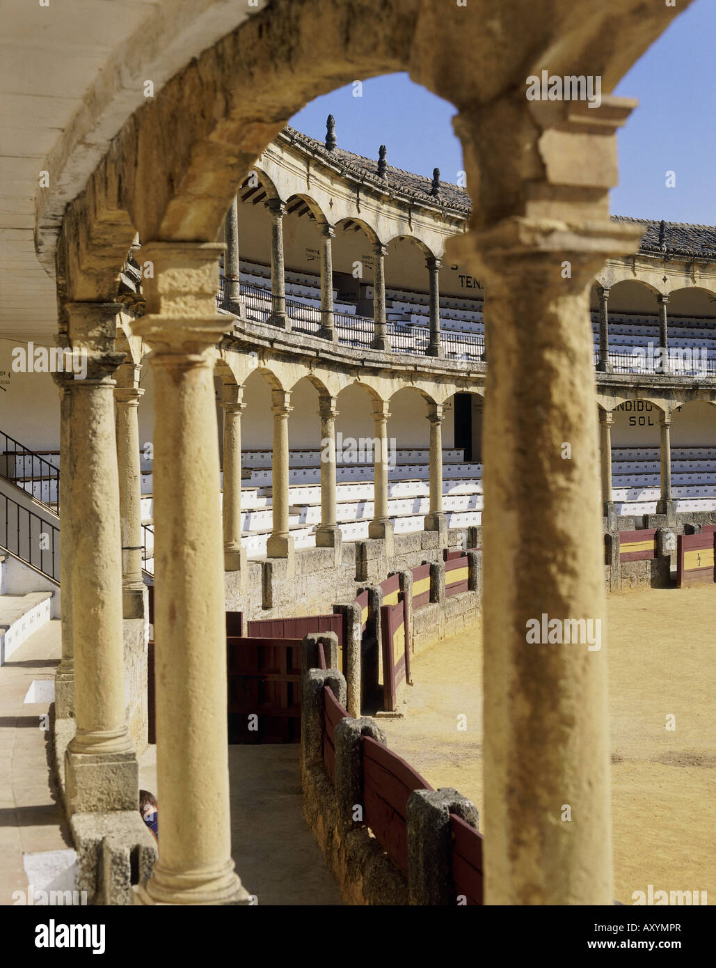 geography / travel, Spain, Ronda, building, architecture, arena ...