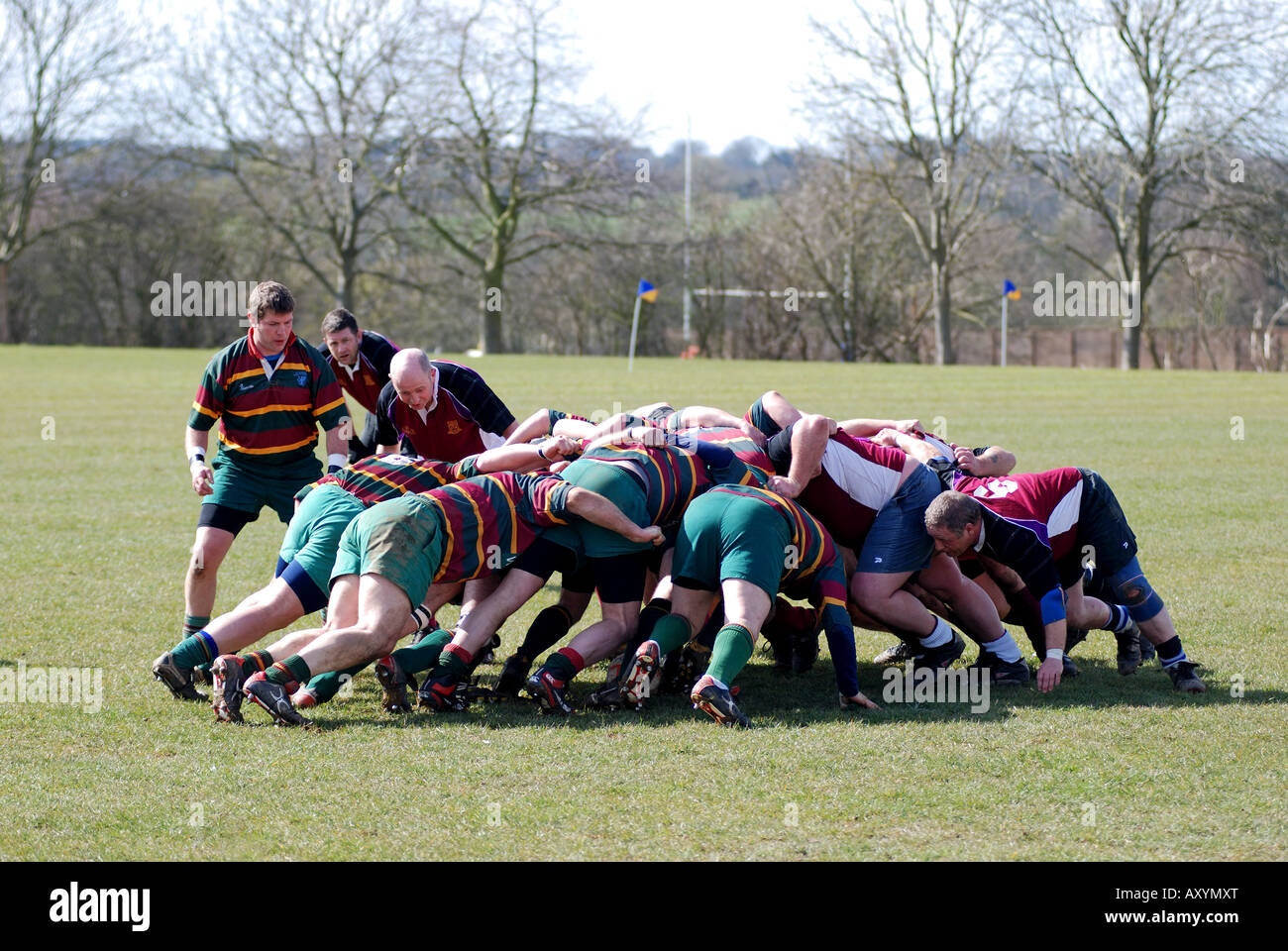 Rugby scrum england hi-res stock photography and images - Alamy