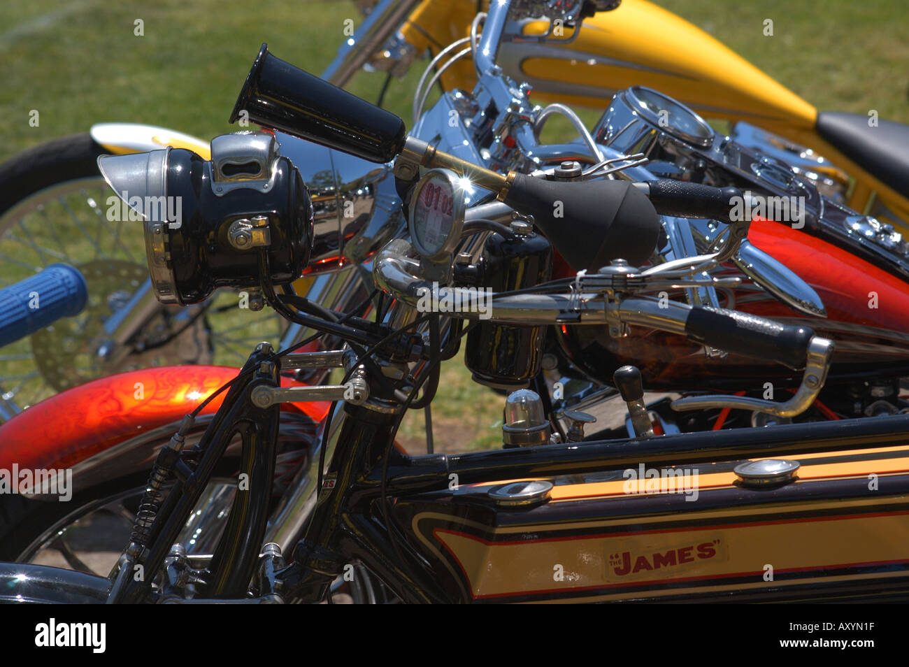 Custom motorcycles hi-res stock photography and images - Alamy