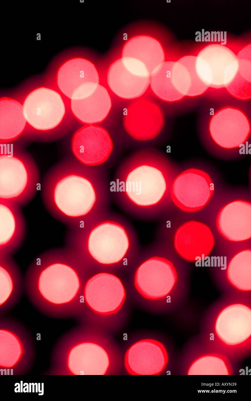 Dots of lights in shades of red Stock Photo - Alamy