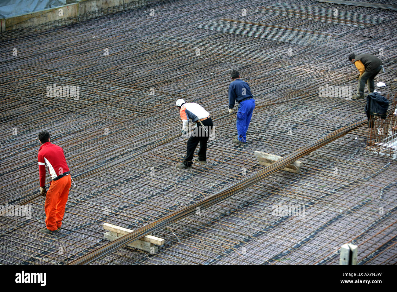DEU, Germany, Essen : Concrete constructon, concrete surface. Building ...