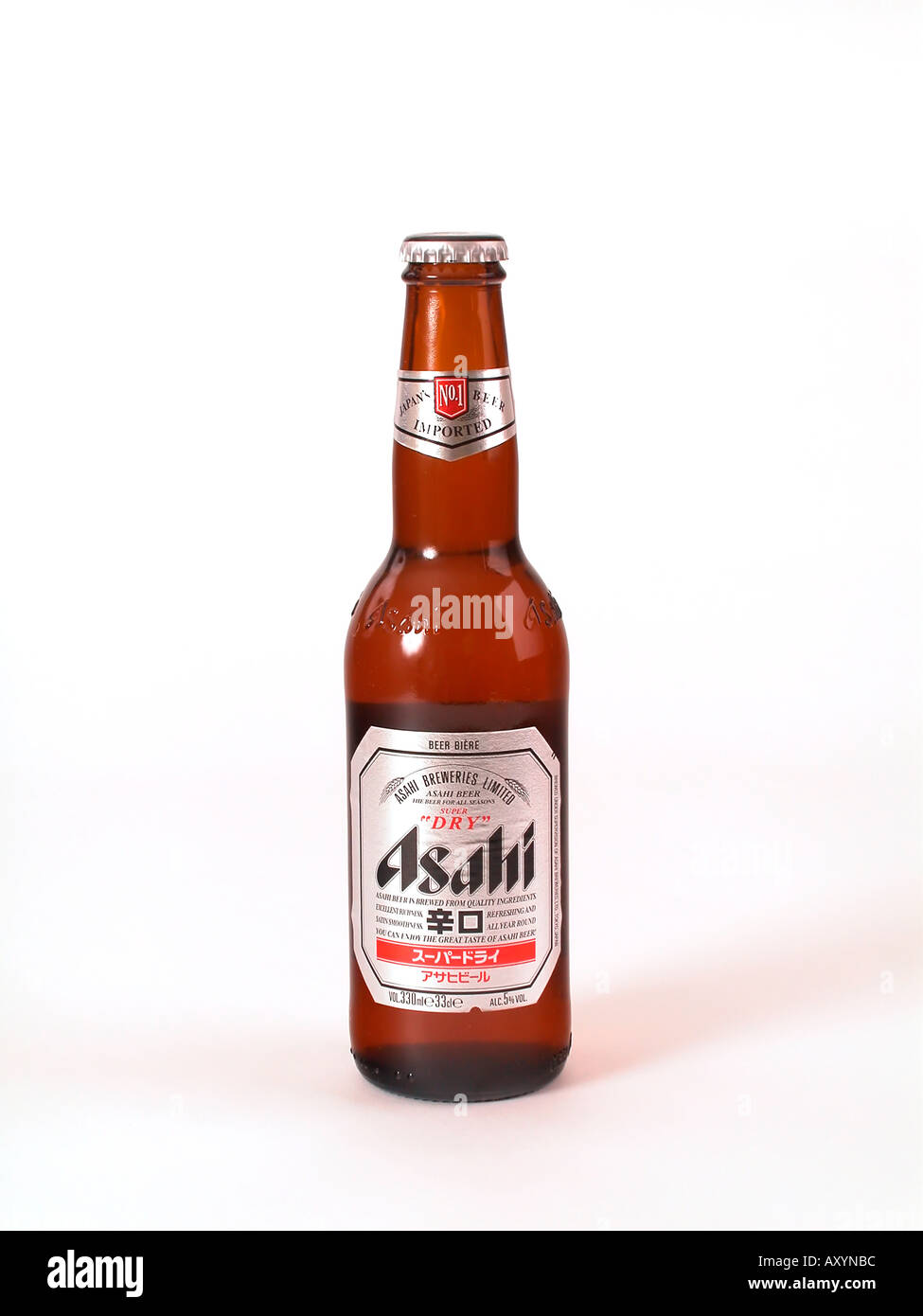 Bottle of Asahi Super Dry beer Tokyo Japan Stock Photo - Alamy