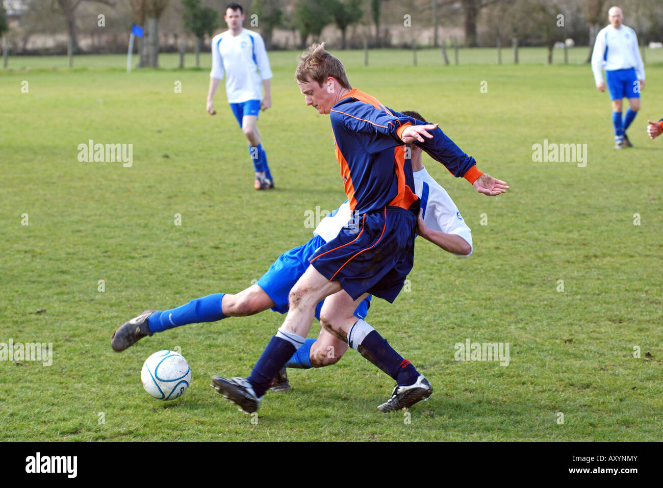 Sunday League football match, UK Stock Photo - Alamy