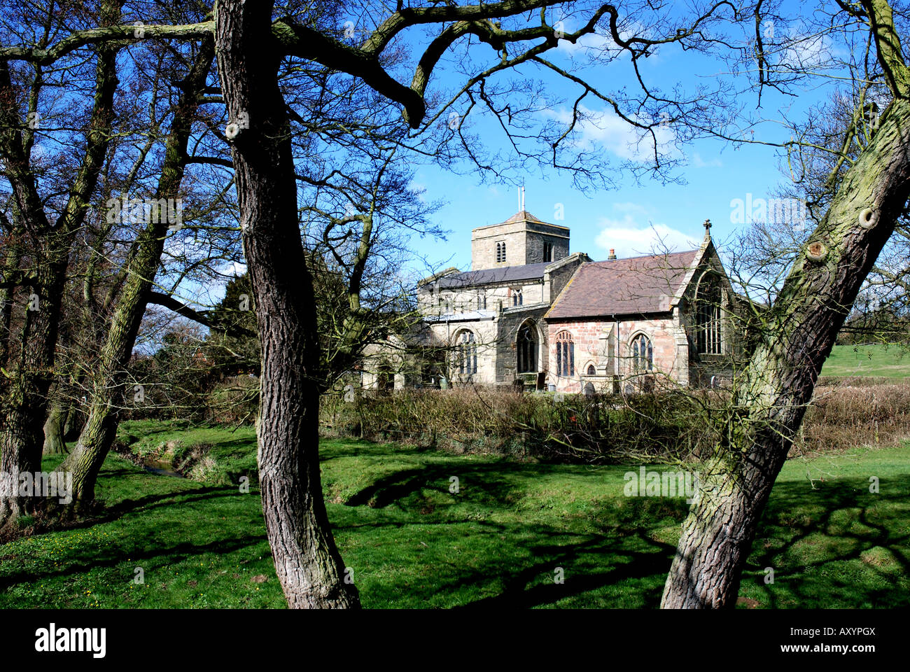 All Saints Church, Withybrook, Warwickshire, England, UK Stock Photo ...