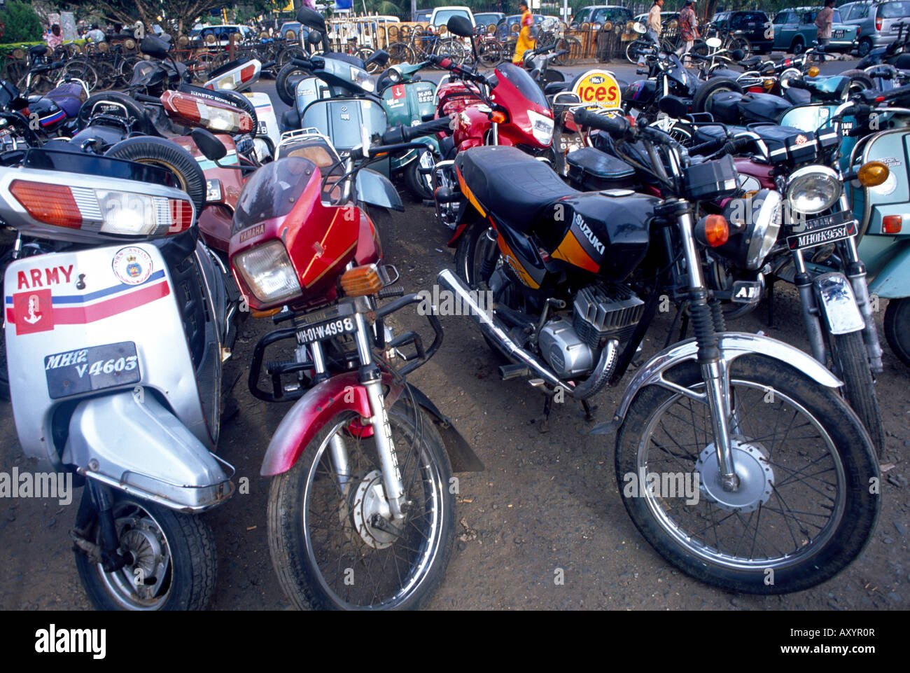 Mumbai India Motor Cycles Stock Photo - Alamy
