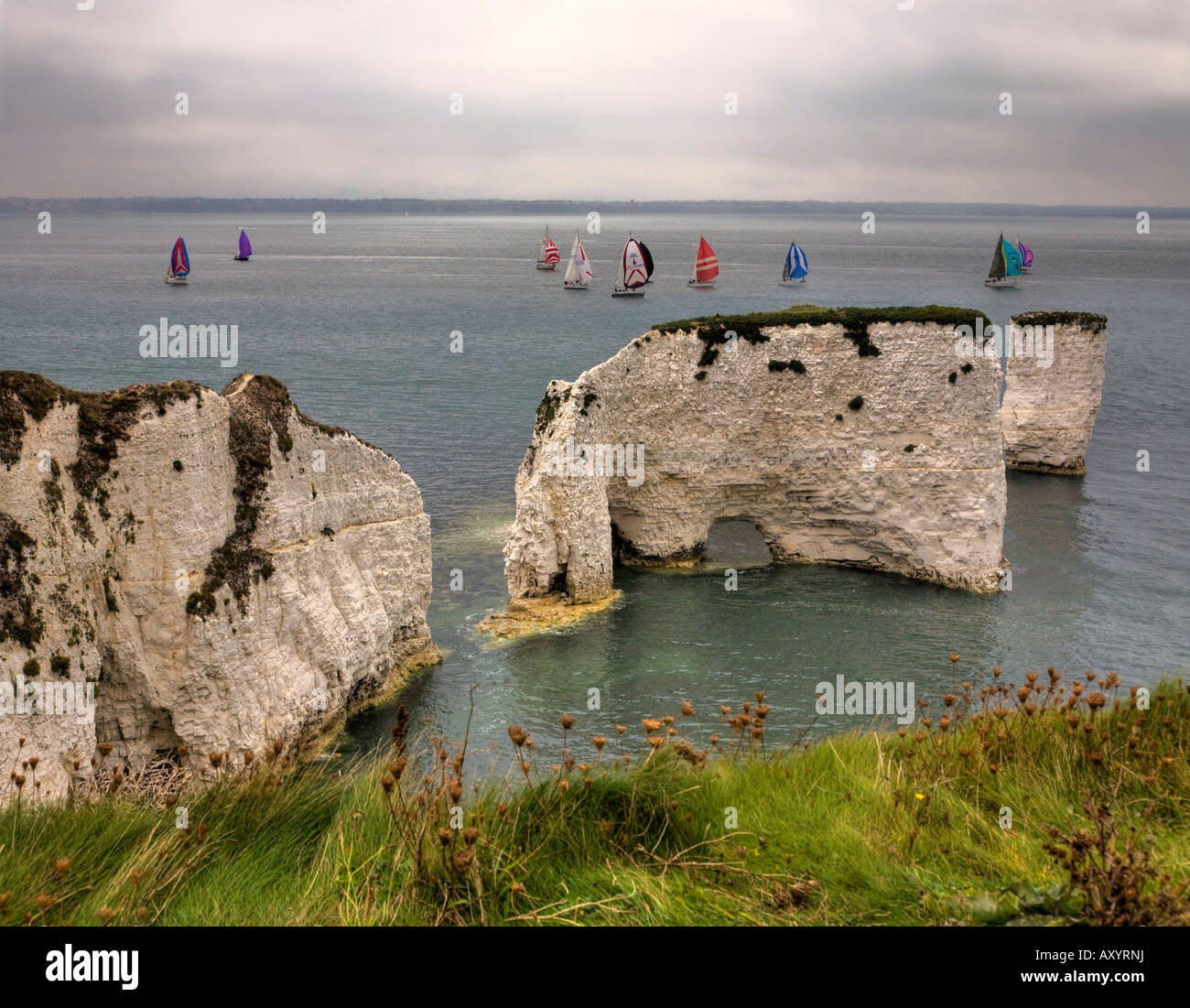 Old Harry rocks Dorset England UK Stock Photo - Alamy