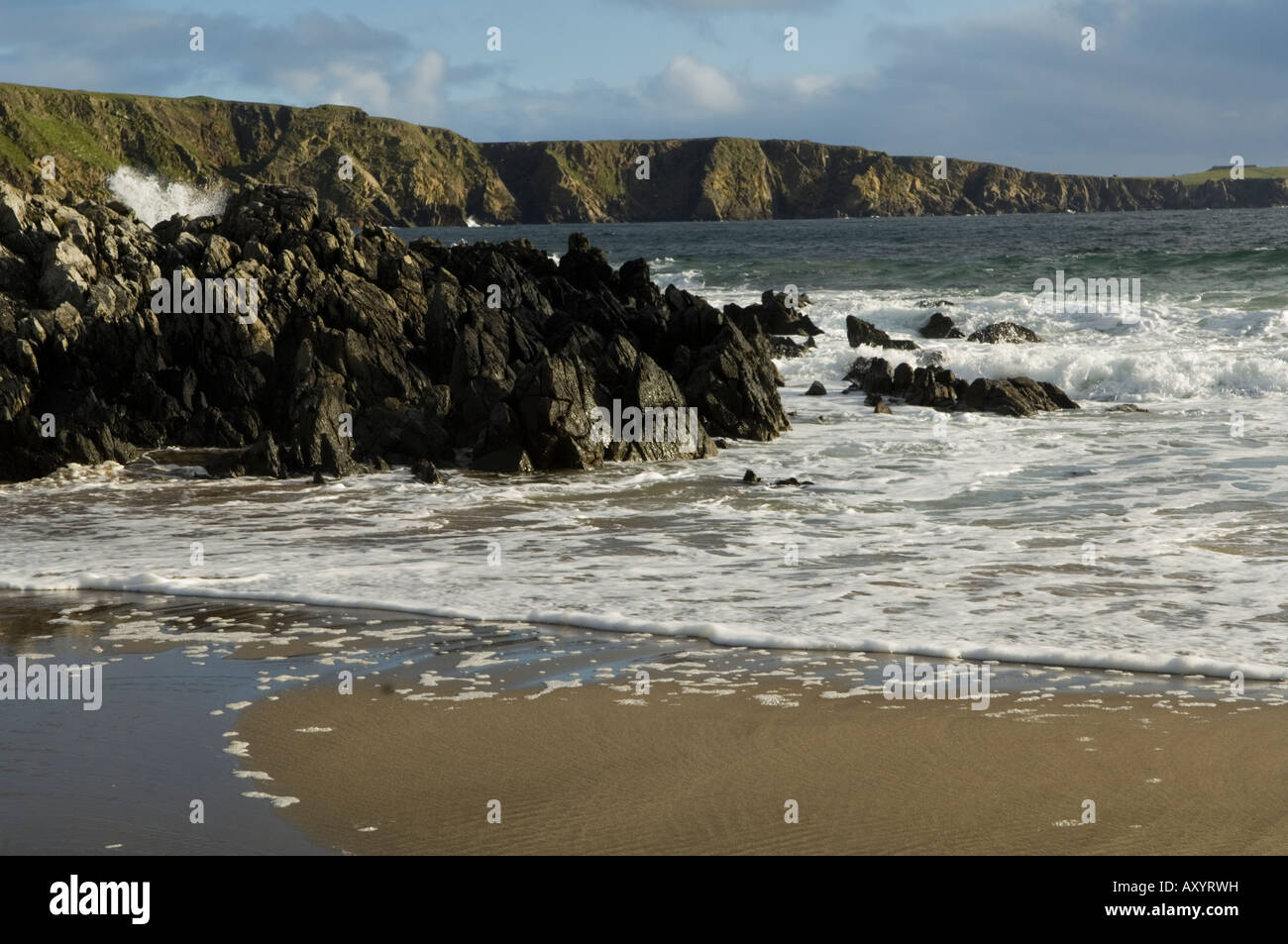 Norwick Beach on Unst, Shetland Islands, Scotland Stock Photo - Alamy