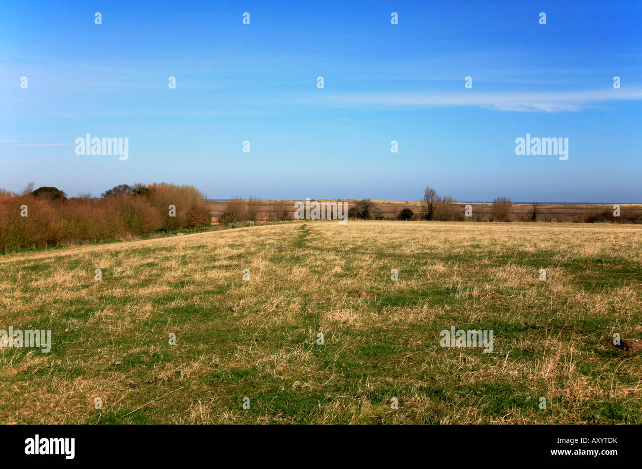 Site of Roman Fort, Branodunum, at Rack Hill, Brancaster, Norfolk, UK ...