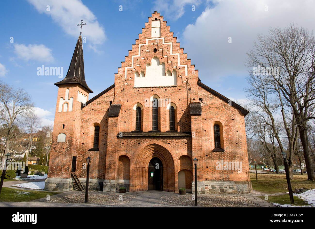 Maria Church (Mariakyrkan) in Sigtuna, Sweden Stock Photo - Alamy