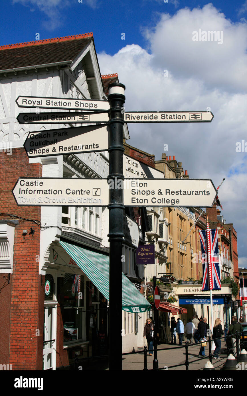 windsor signpost Royal Borough of Windsor and Maidenhead, Berkshire ...