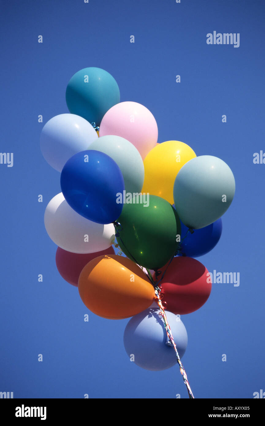 Different colour balloons hi-res stock photography and images - Alamy