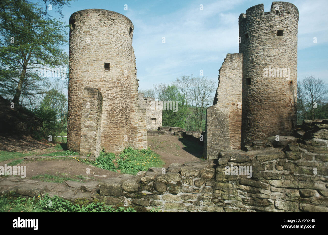 Hardenstein castle ruins hi-res stock photography and images - Alamy