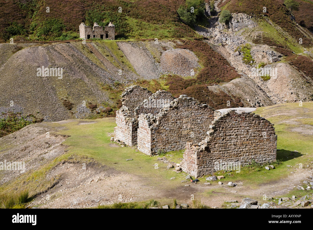 The Bunting Level Lead Mining Remains at East Gunnerside Gill Swaledale ...