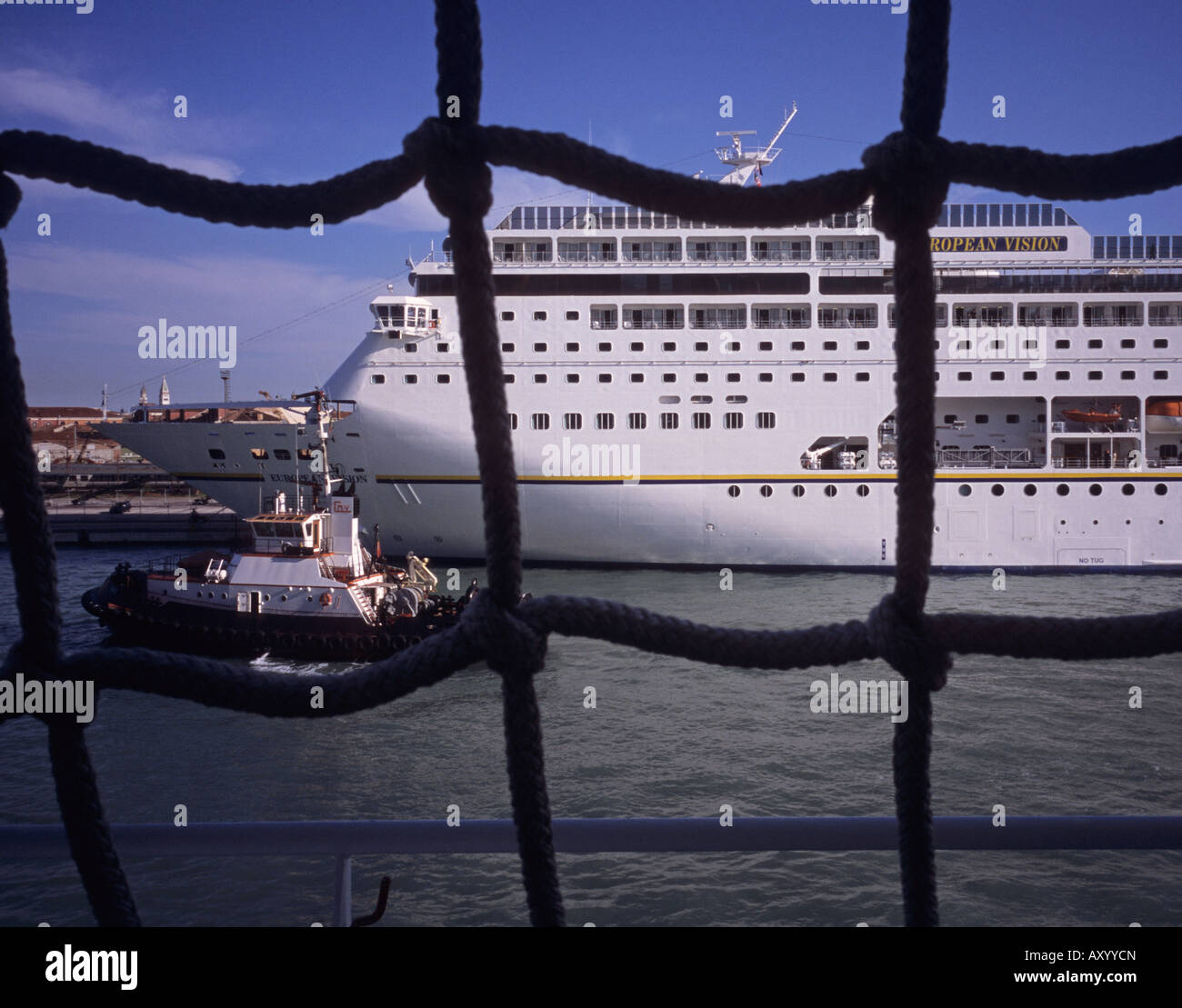 creative view of Venice harbour Italy Stock Photo - Alamy