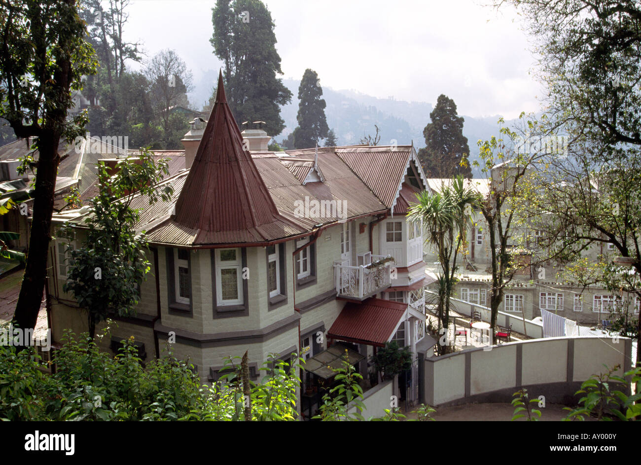 India West Bengal Darjeeling Raj era house Stock Photo - Alamy