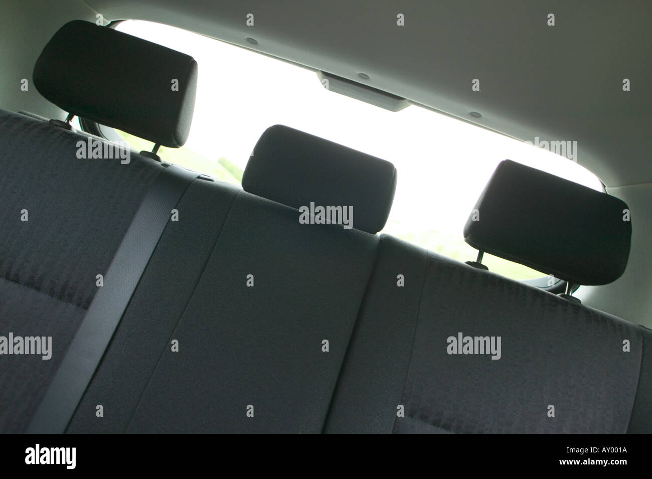 Back seat of a car Stock Photo - Alamy