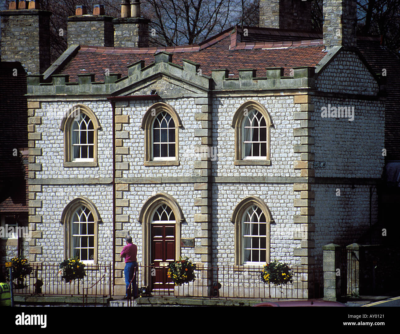 Early 19thC neo Gothic three bayed stone built building in Richmond ...