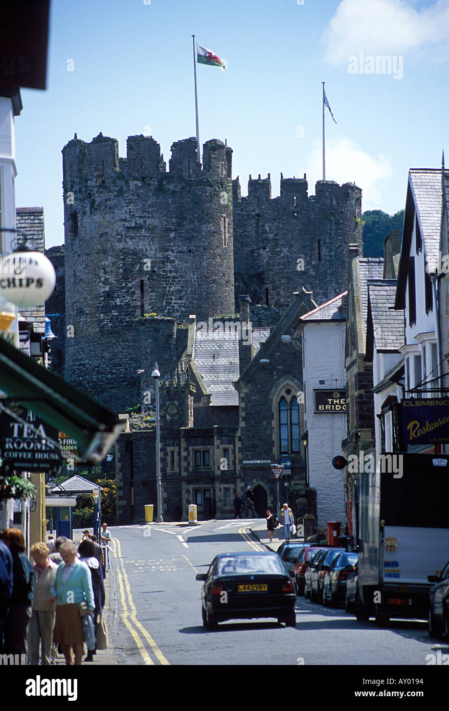 Conwy Castle Wales Stock Photo - Alamy