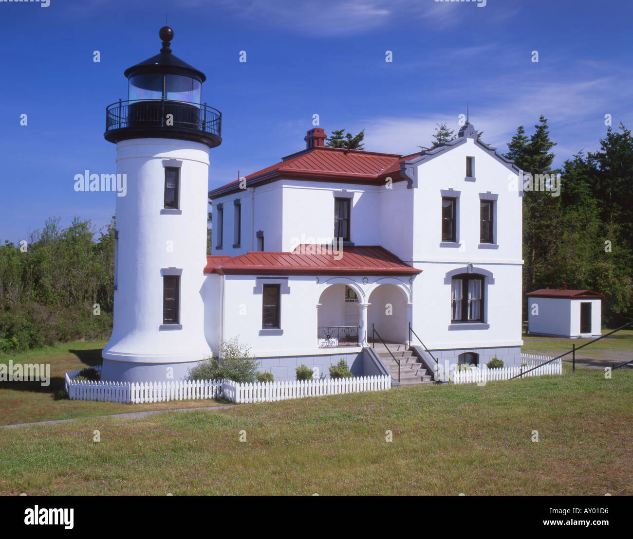 Washington s Admiralty Head Lighthouse on Whidbey Island Stock Photo ...