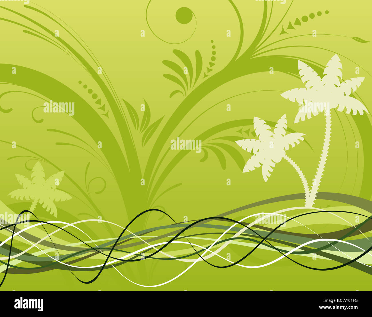 Summer background with wave pattern Stock Photo - Alamy