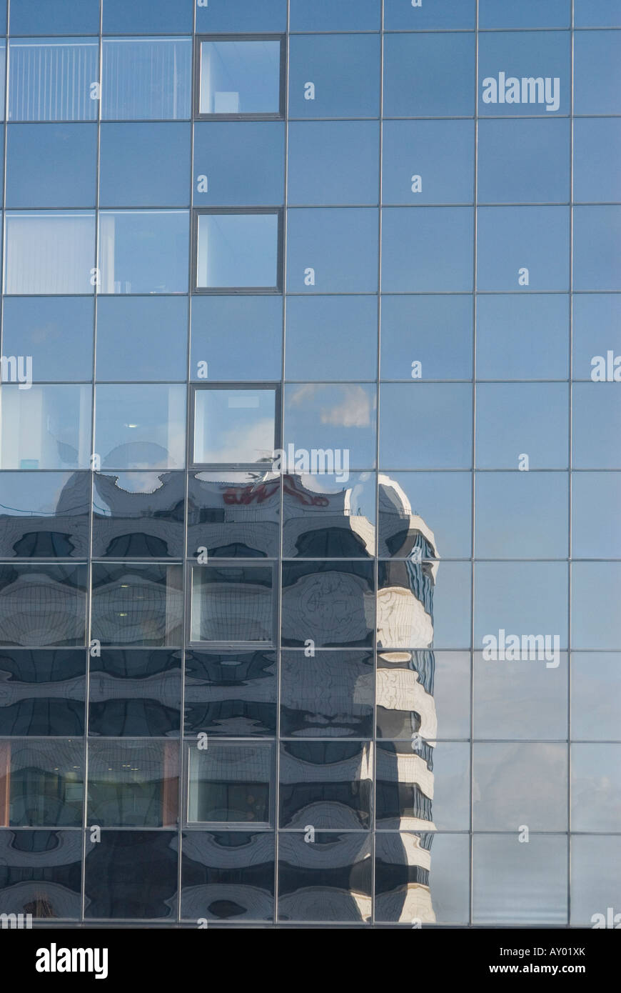Office building reflections Stock Photo - Alamy