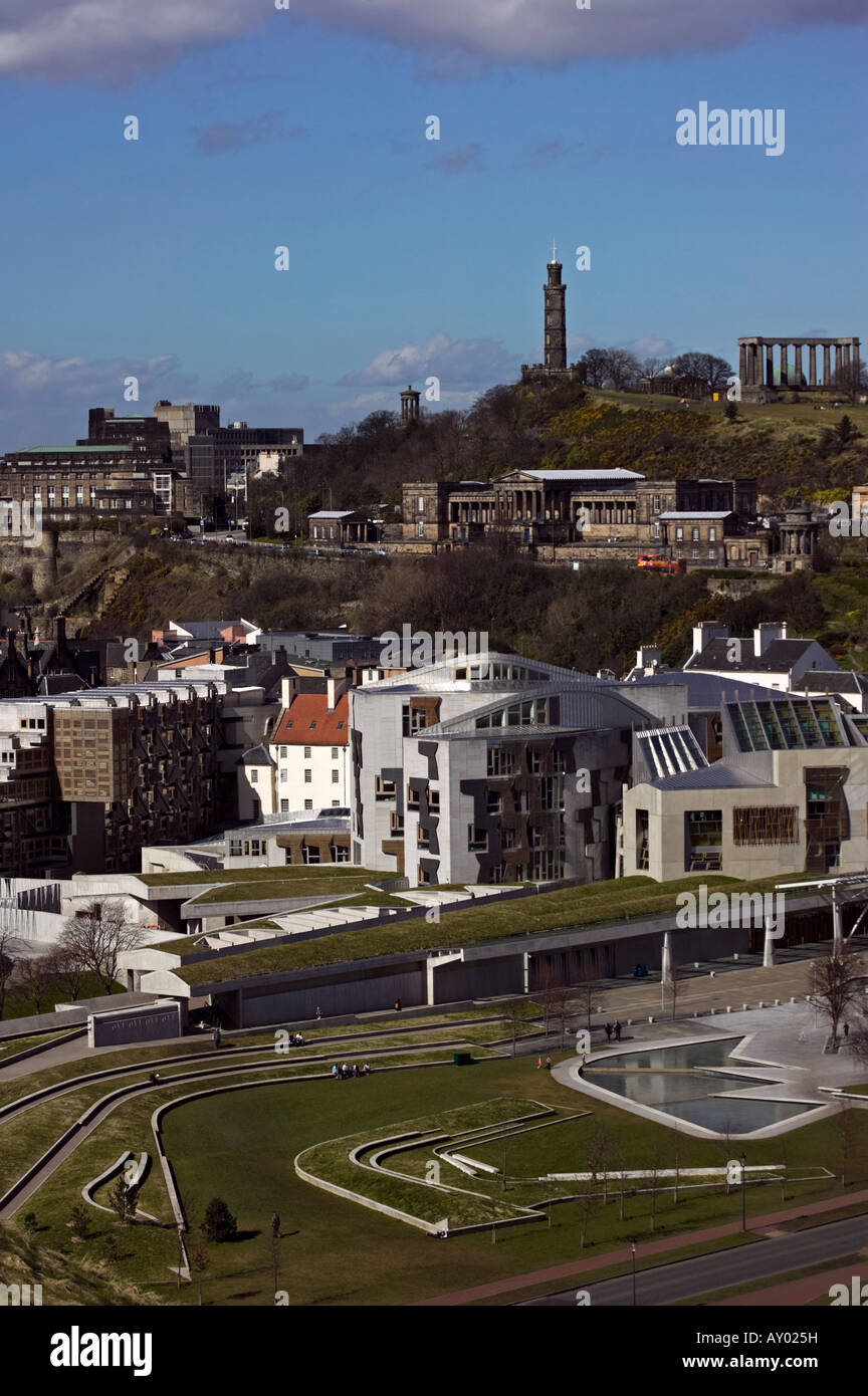 Birds eye view scottish parliament hi-res stock photography and images ...