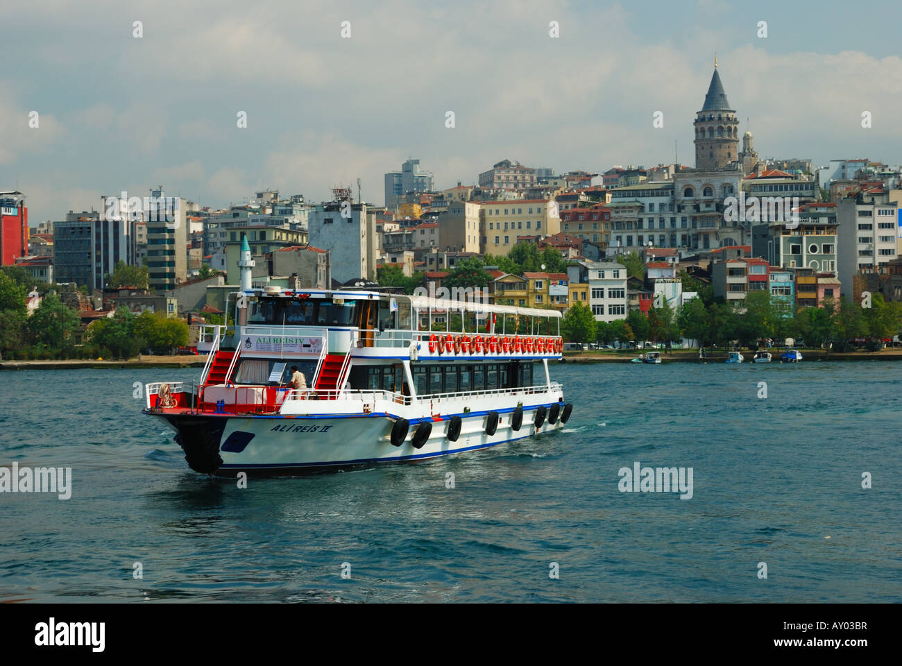 Ferry boat in the Bosphorus. Istanbul, Turkey Stock Photo - Alamy