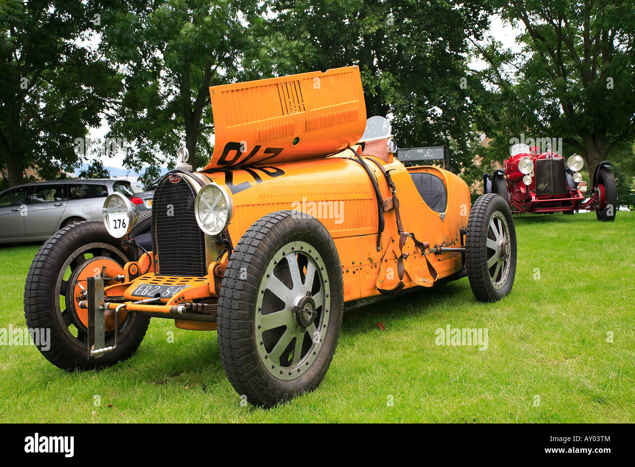 Bugatti old car Prescott Cotswolds England Stock Photo - Alamy