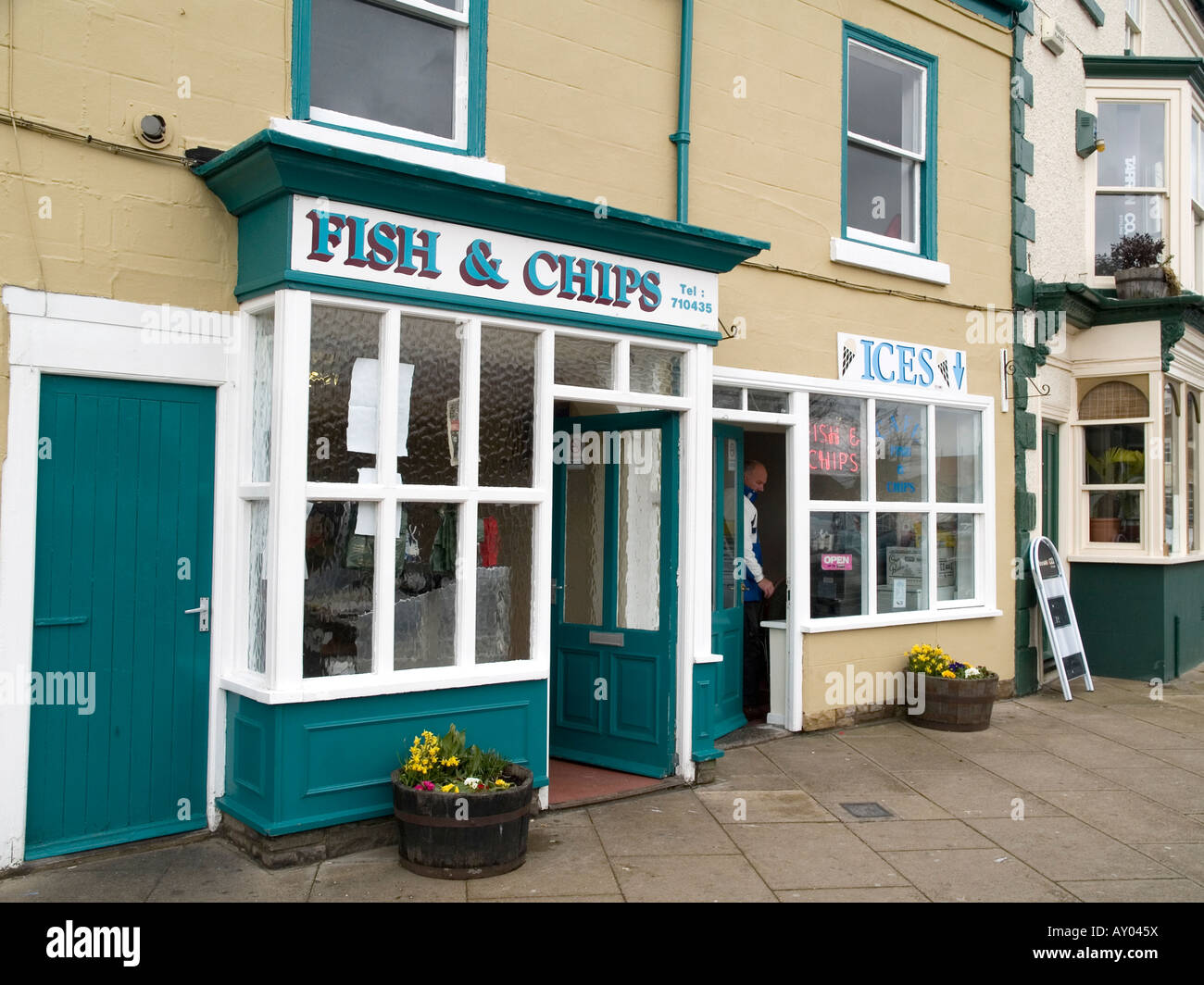 Fish and Chip shop and restaurant Stokesley North Yorkshire England ...