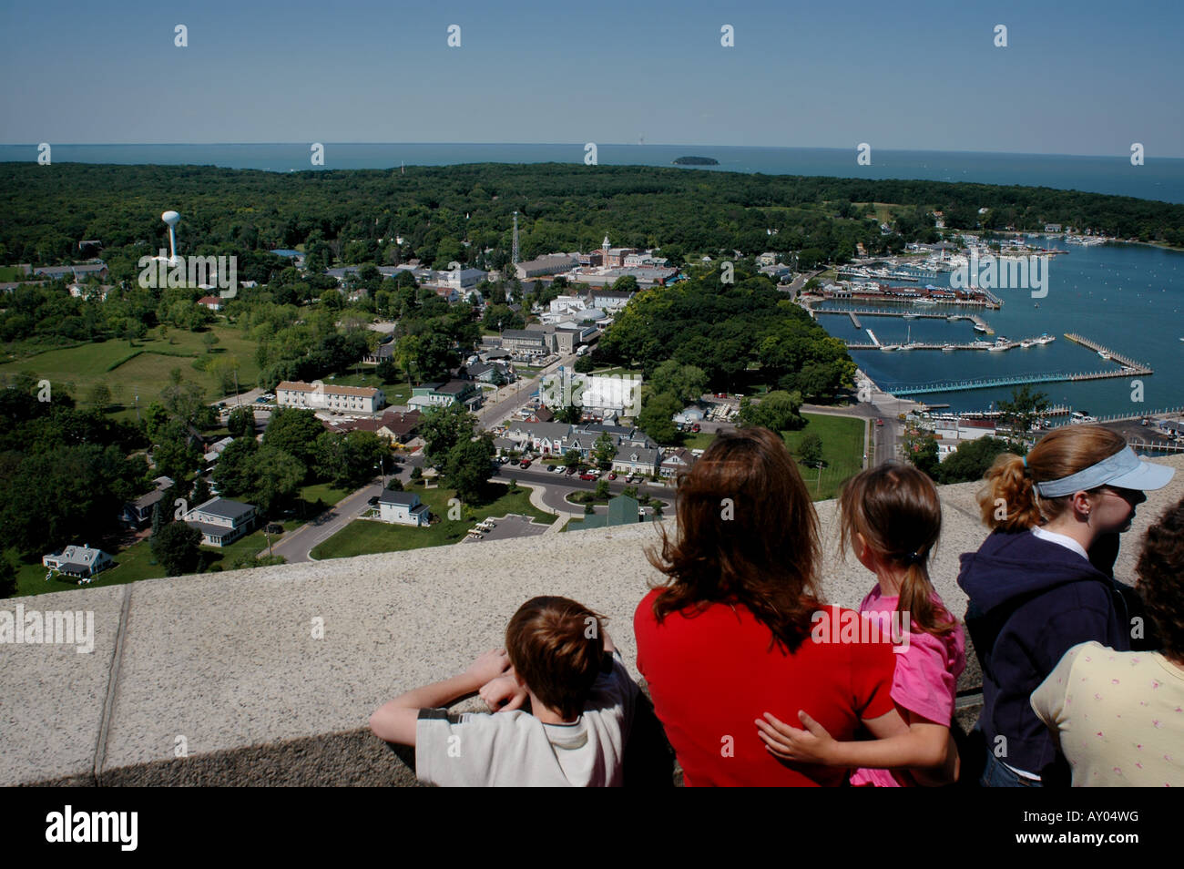 south bass island ohio put in bay perry's peace memorial Stock Photo ...