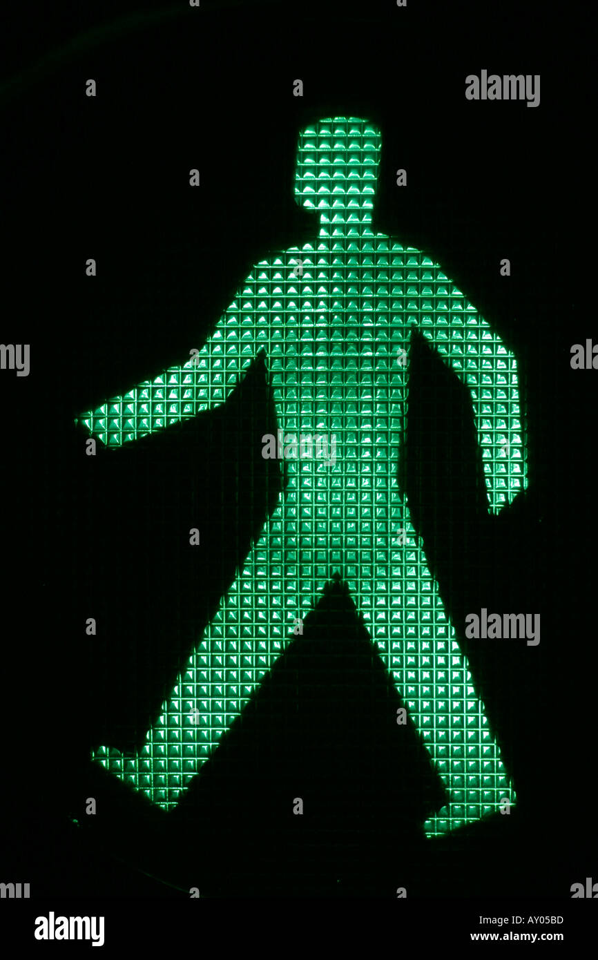 traffic light for pedestrians in Germany Europe Stock Photo - Alamy