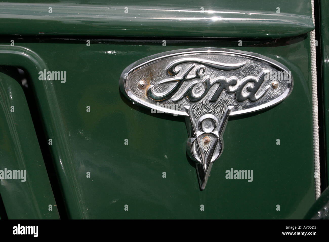 Old symbol of Ford truck Stock Photo - Alamy