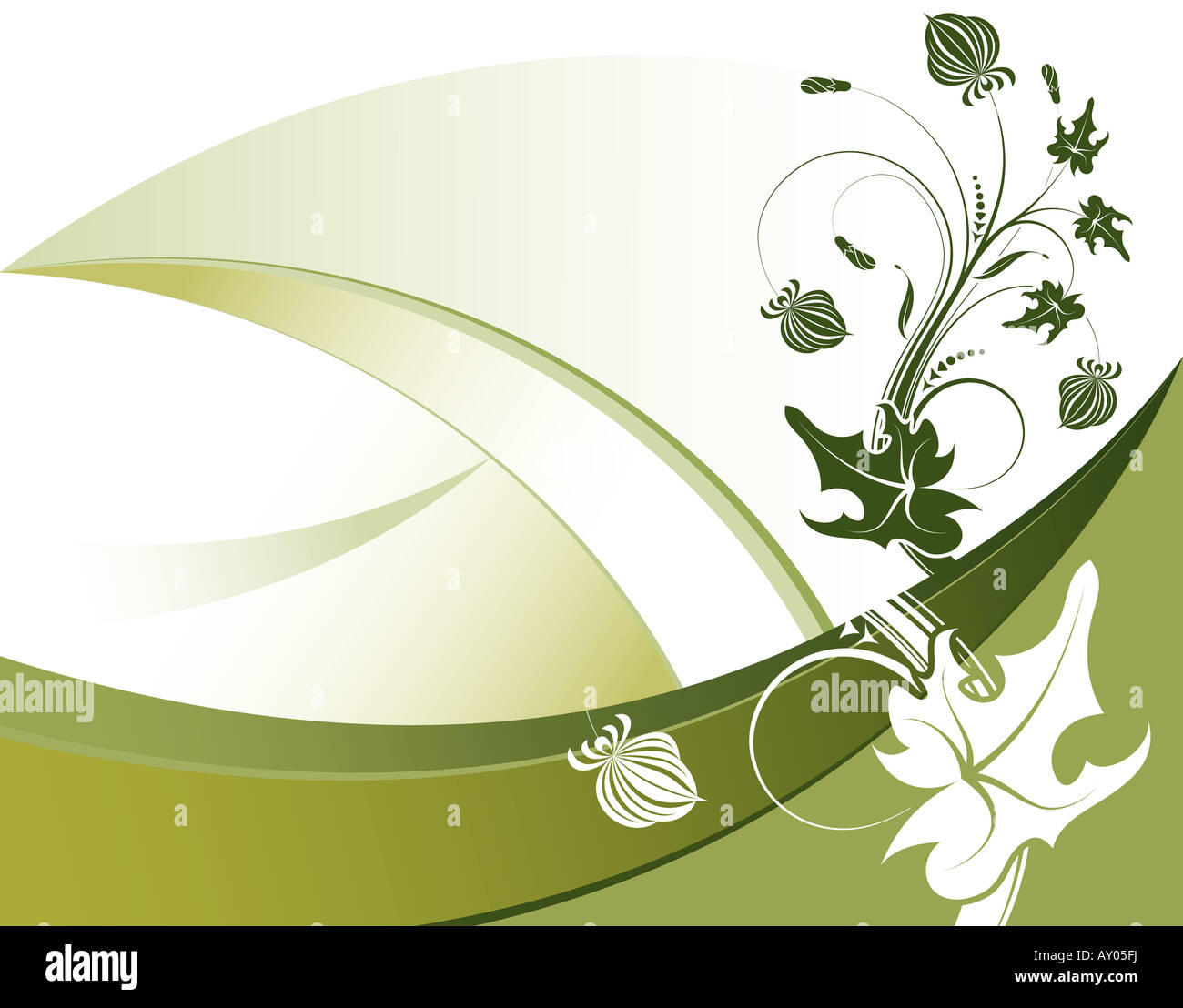 Flower background with wave pattern Stock Photo - Alamy