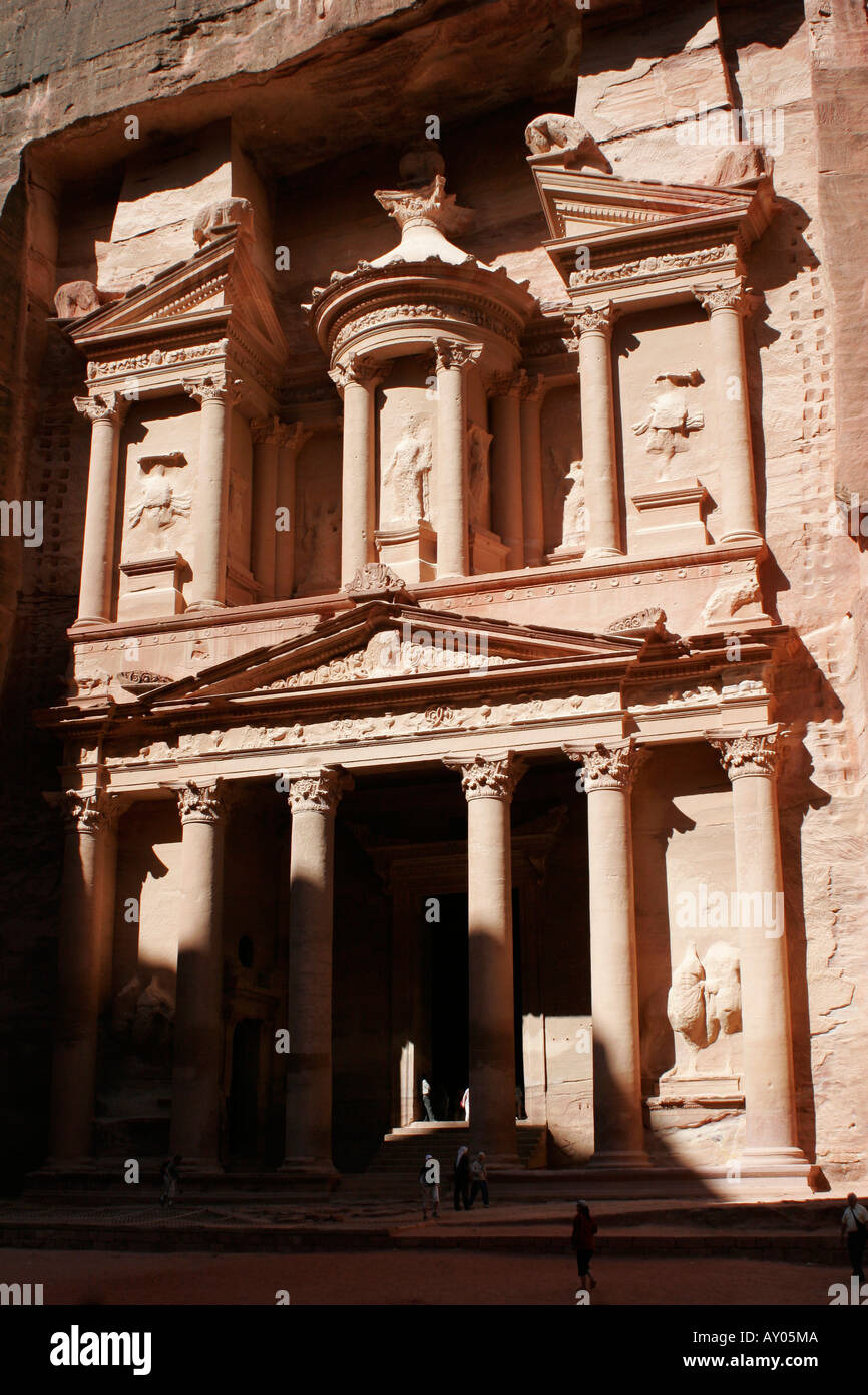 Treasury, Petra, Jordan, Middle East Stock Photo - Alamy