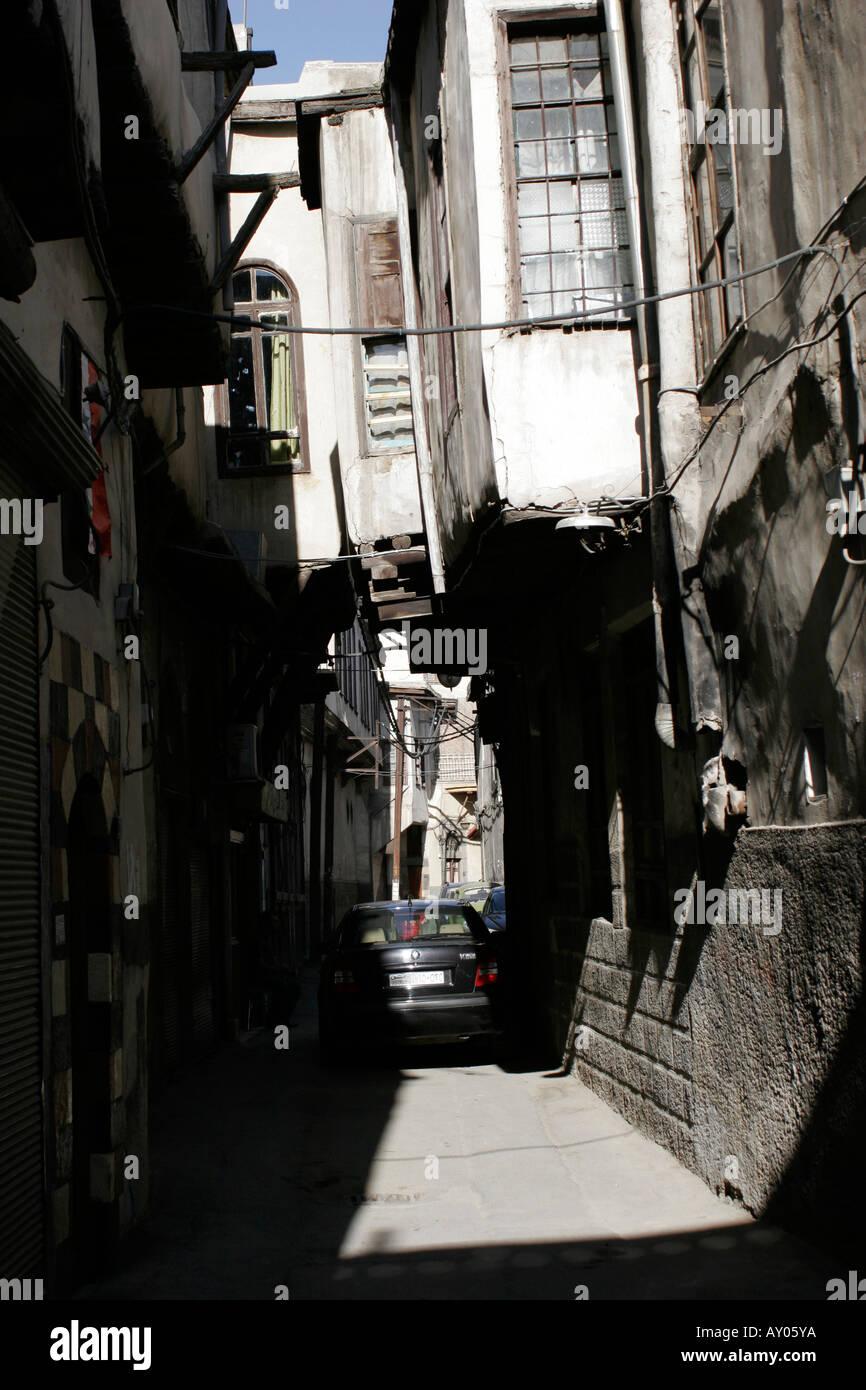 Old town in Damascus, Syria, Middle East Stock Photo - Alamy