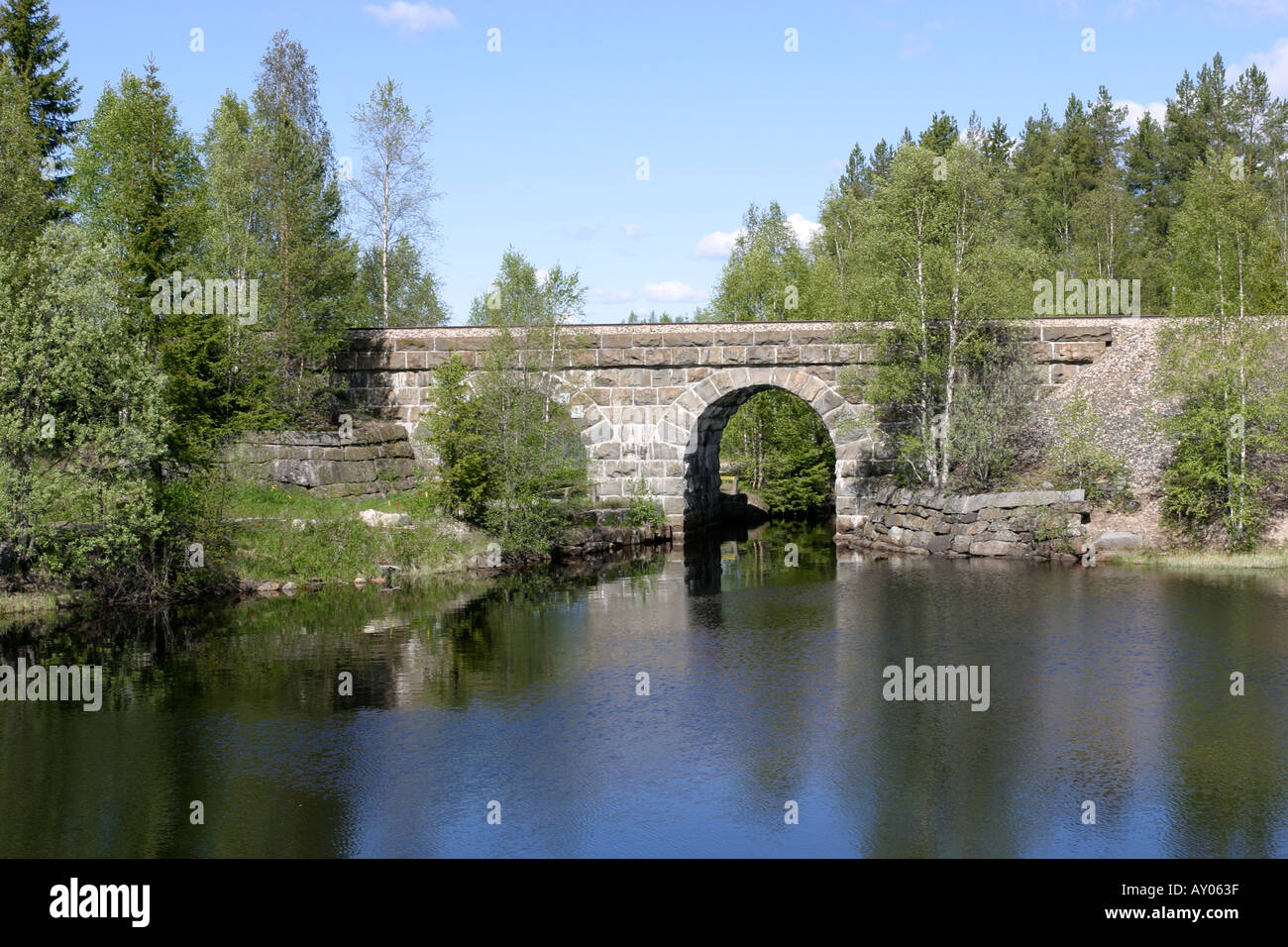small railroad bridge Stock Photo - Alamy