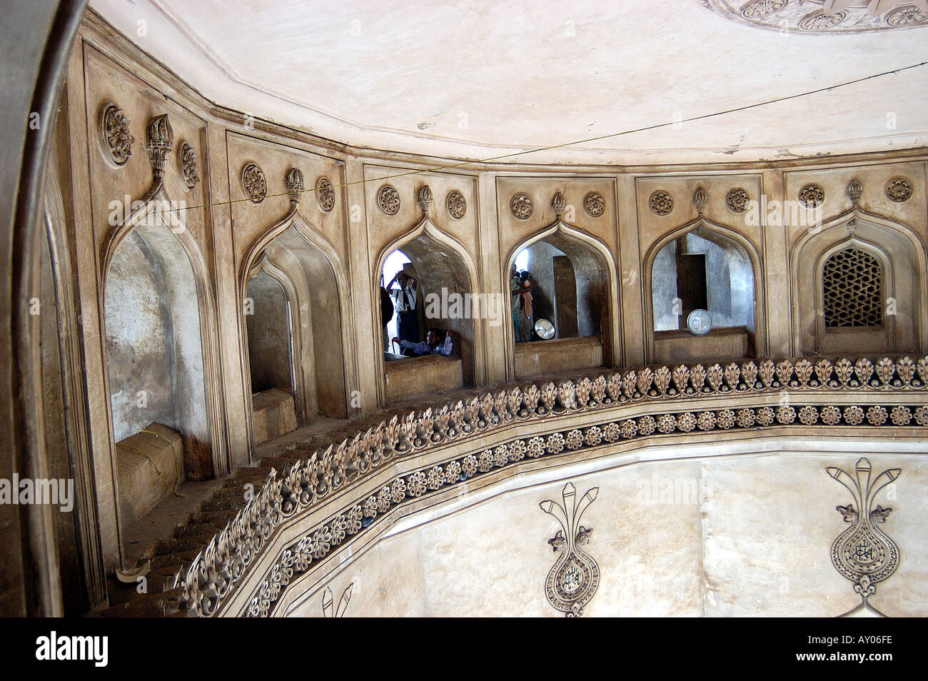 INTERIORS OF CHARMINAR HYDERABAD ANDHRA PRADESH INDIA Stock Photo - Alamy