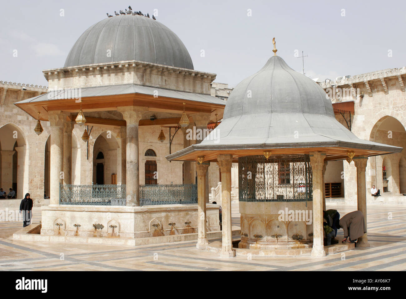 Great mosque in Aleppo, Syria, Middle East Stock Photo - Alamy