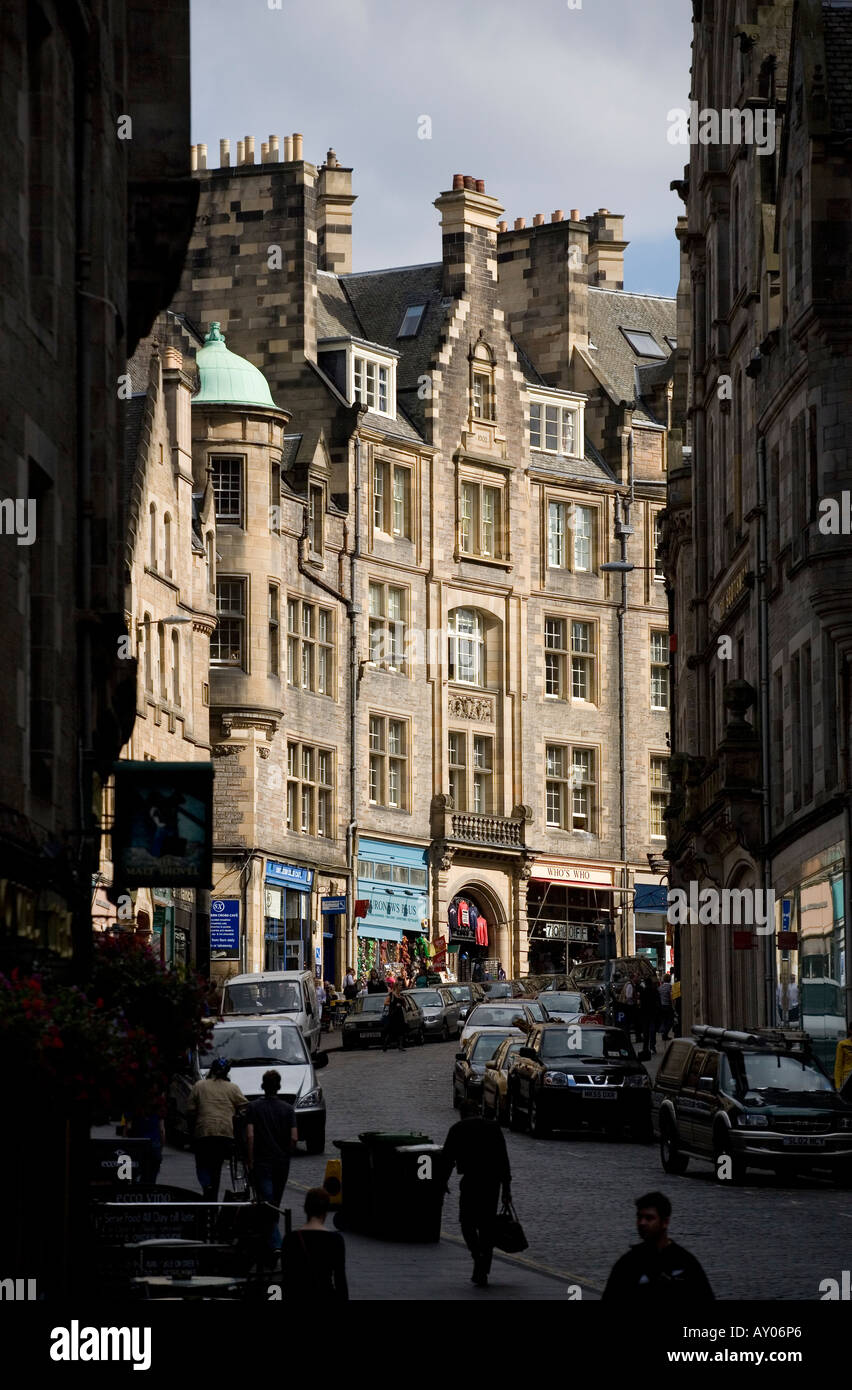 A view along Cockburn street Edinburgh Scotland Stock Photo - Alamy