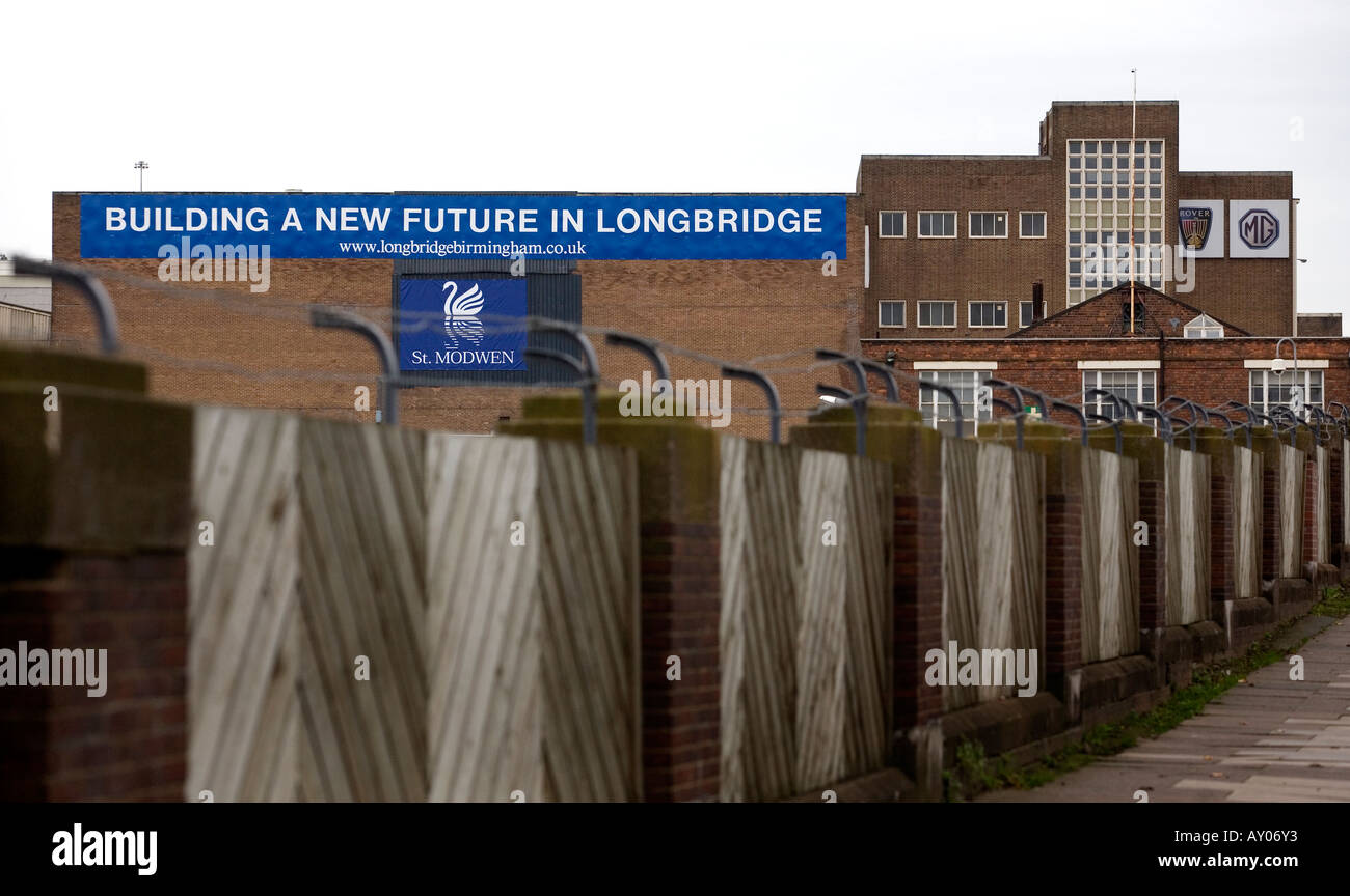 Part of the MG Rover works, Longbridge, Birmingham West Midlands, UK ...