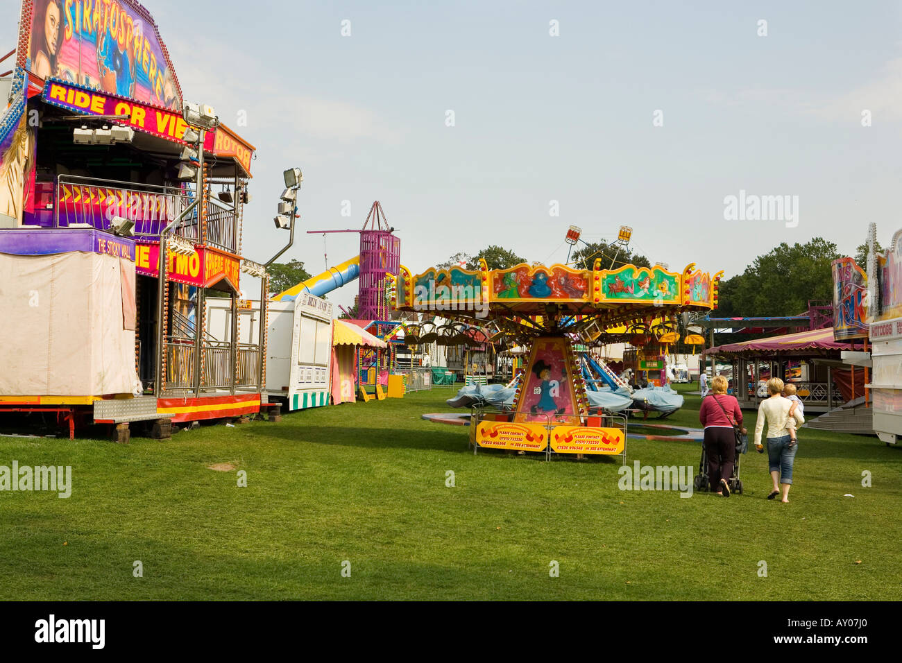Closed deserted fun fair in hi-res stock photography and images - Alamy