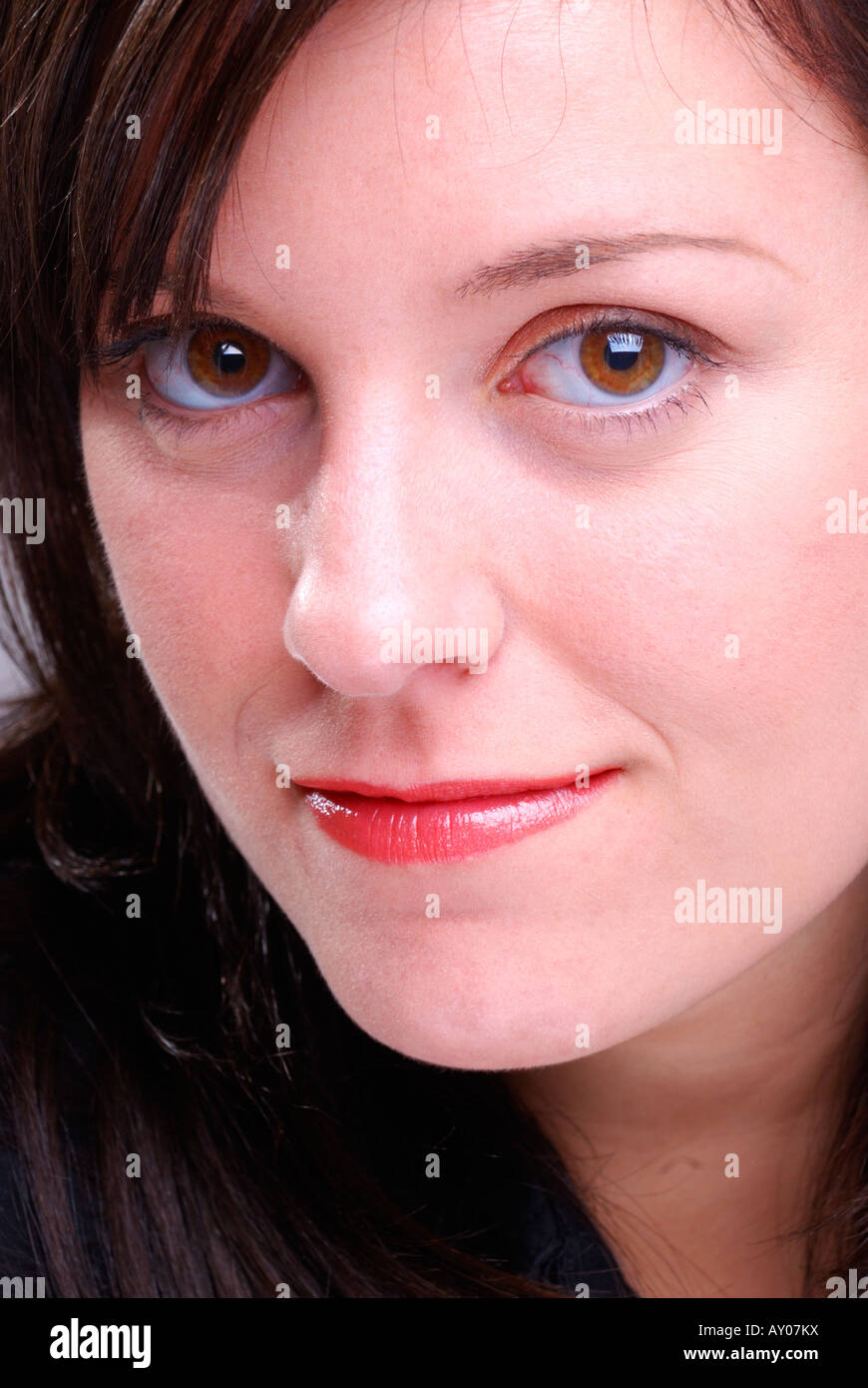 Womans Beautiful Face Stock Photo - Alamy