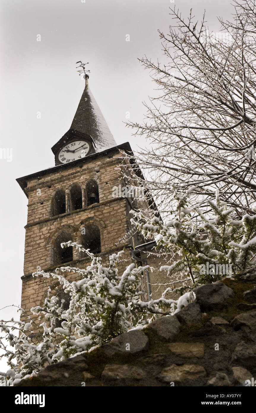 A church in the town of Beret in the Vall d Aran in the Spanish ...