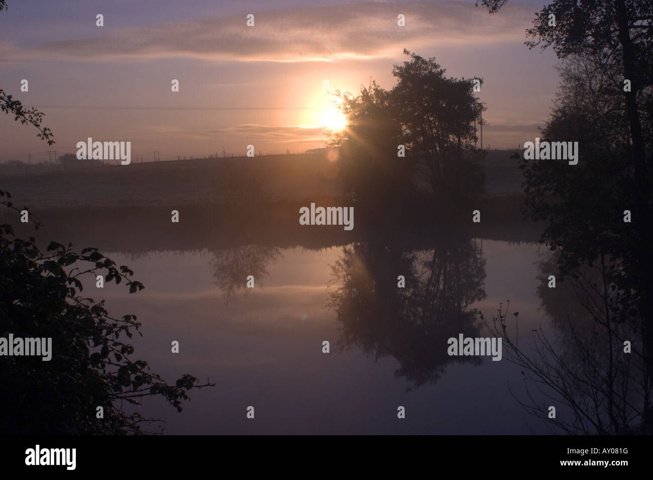 River Avon at sunset Stock Photo - Alamy