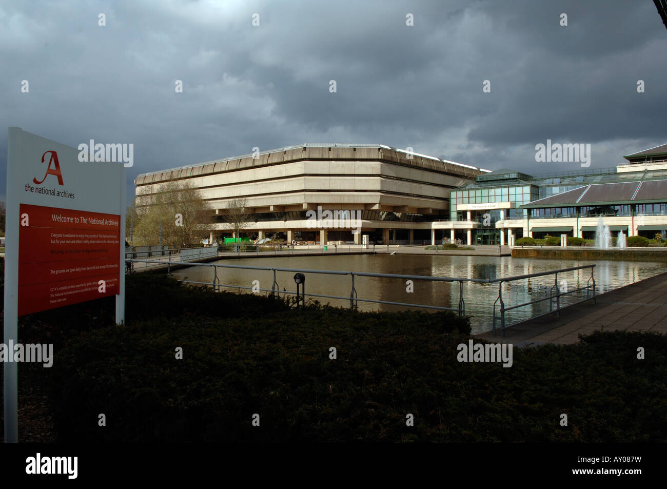 The National Archives records office at Kew near London England Stock ...