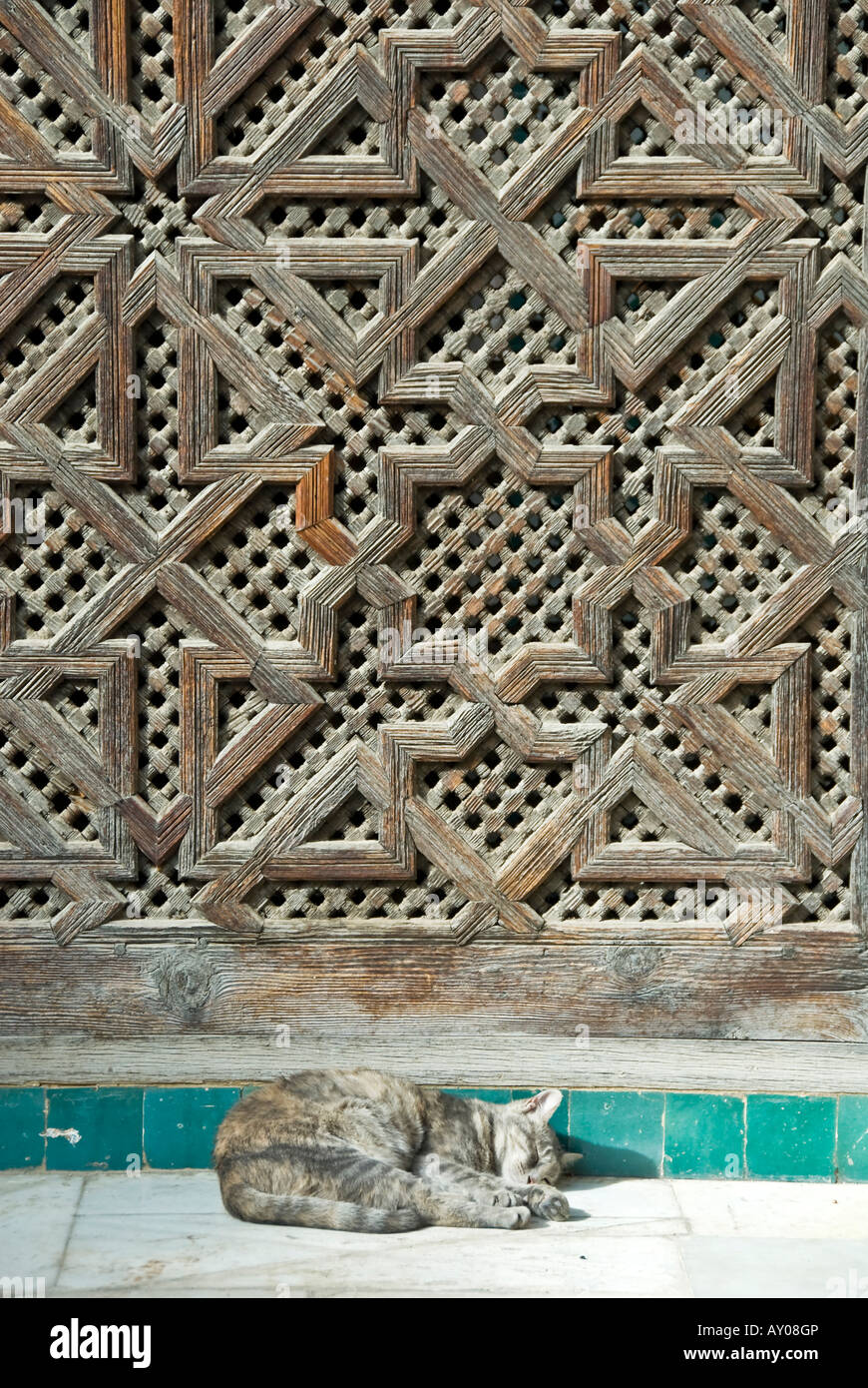 18 11 07 Fez Morocco Inside the medina the Medersa Bouinania Sleeping ...