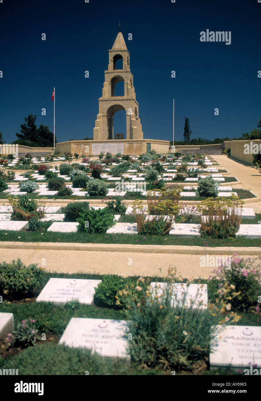 Cemetery in canakkale in turkey hi-res stock photography and images - Alamy